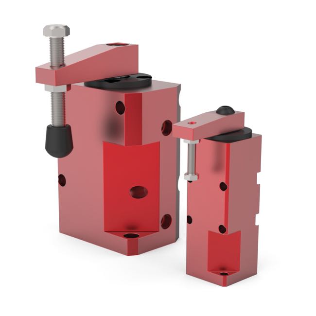 8316-LA 8100/8300- Block Style Pneumatic Left Hand Swing Clamp ...
