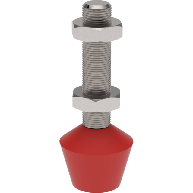 424208-M Flat-Tip Bonded Neoprene Spindle – Destaco Clamps
