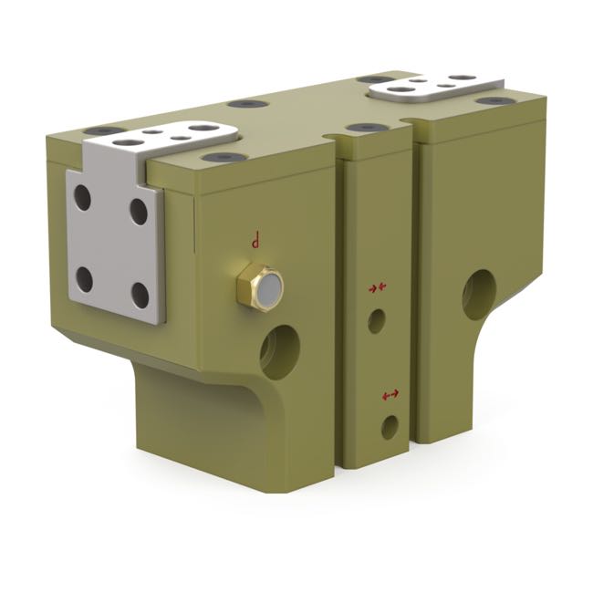 DPDL-088M-050-CR-V 2 Jaw Modular Parallel Gripper – Destaco Clamps